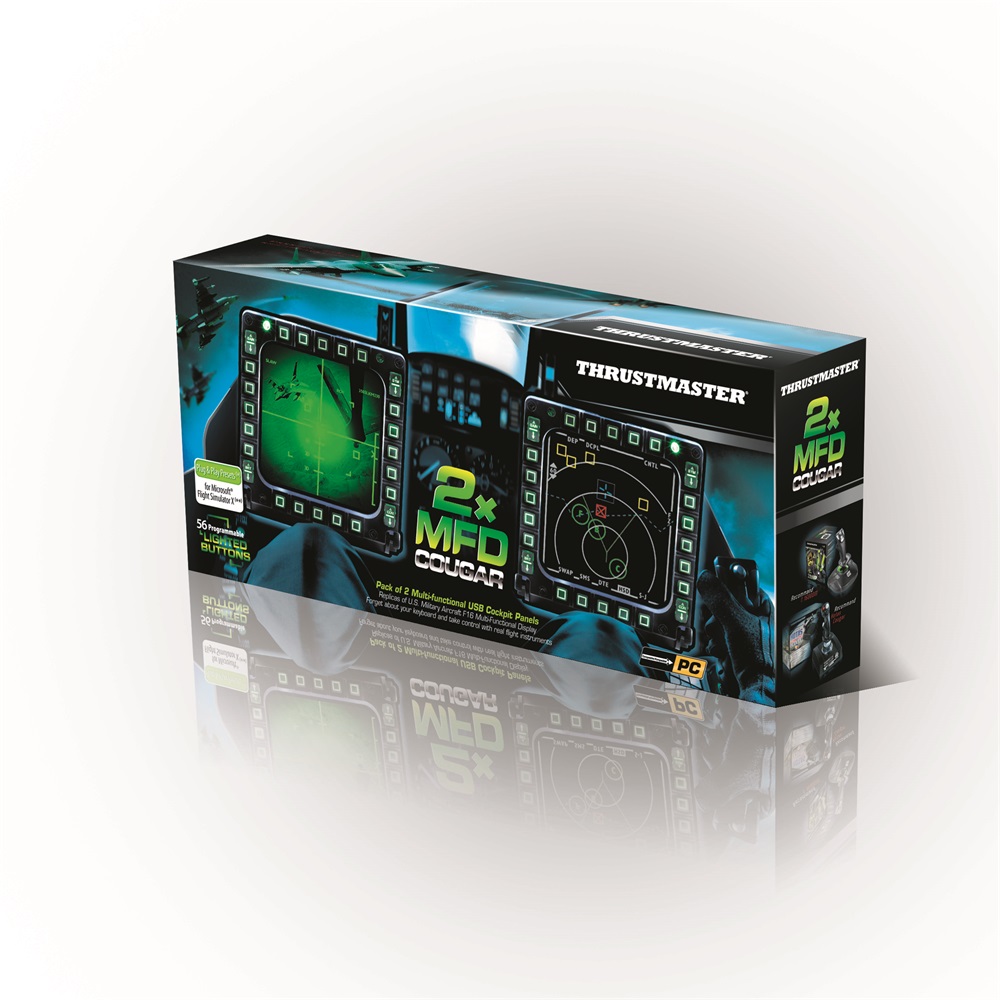 Thrustmaster 2960708 MFD Cougar Pack "USB Cockpit Panels", replicas of ...