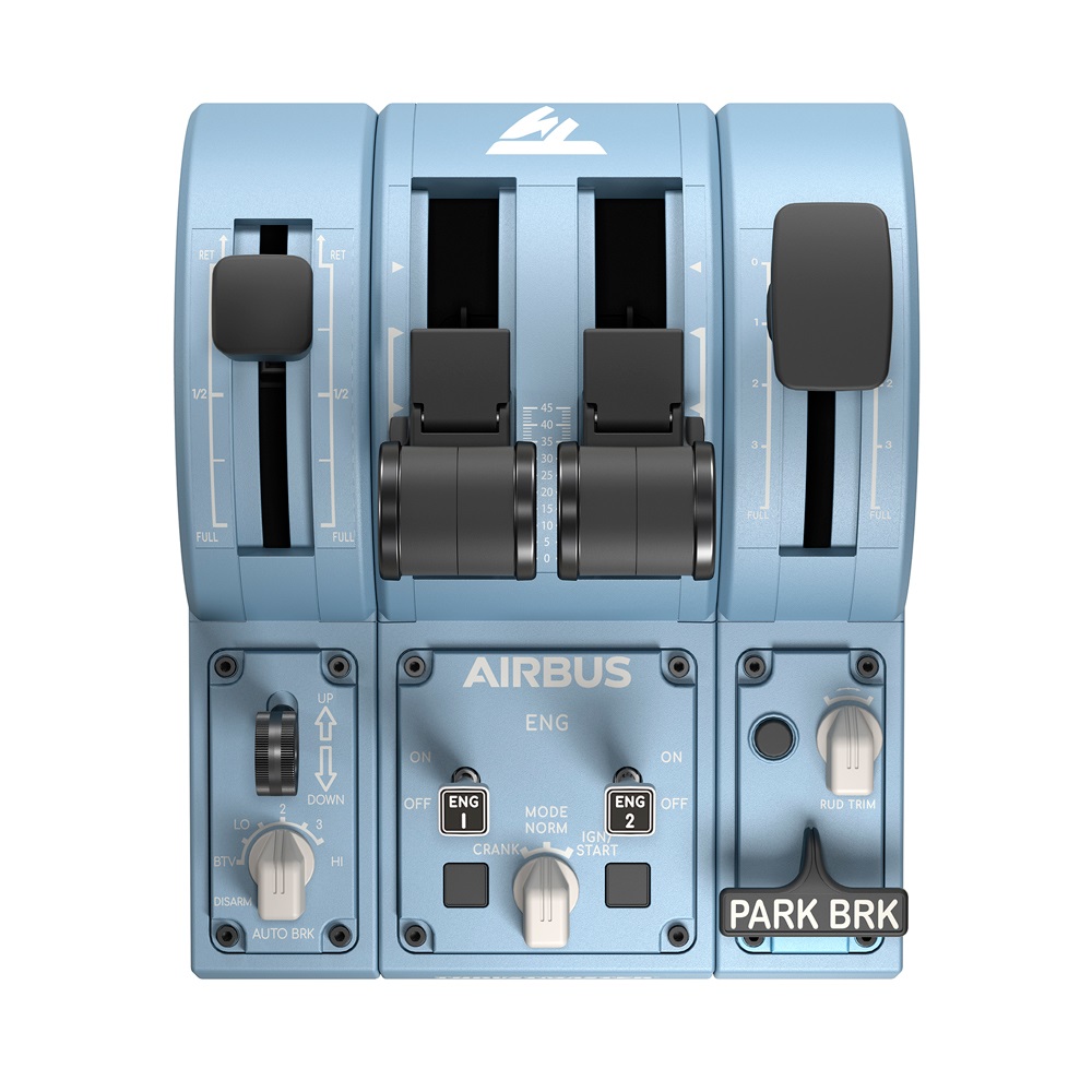 Thrustmaster 2960853 TCA QUADRANT ADD-ON AIRBUS EDITION joystick - IRIS ...